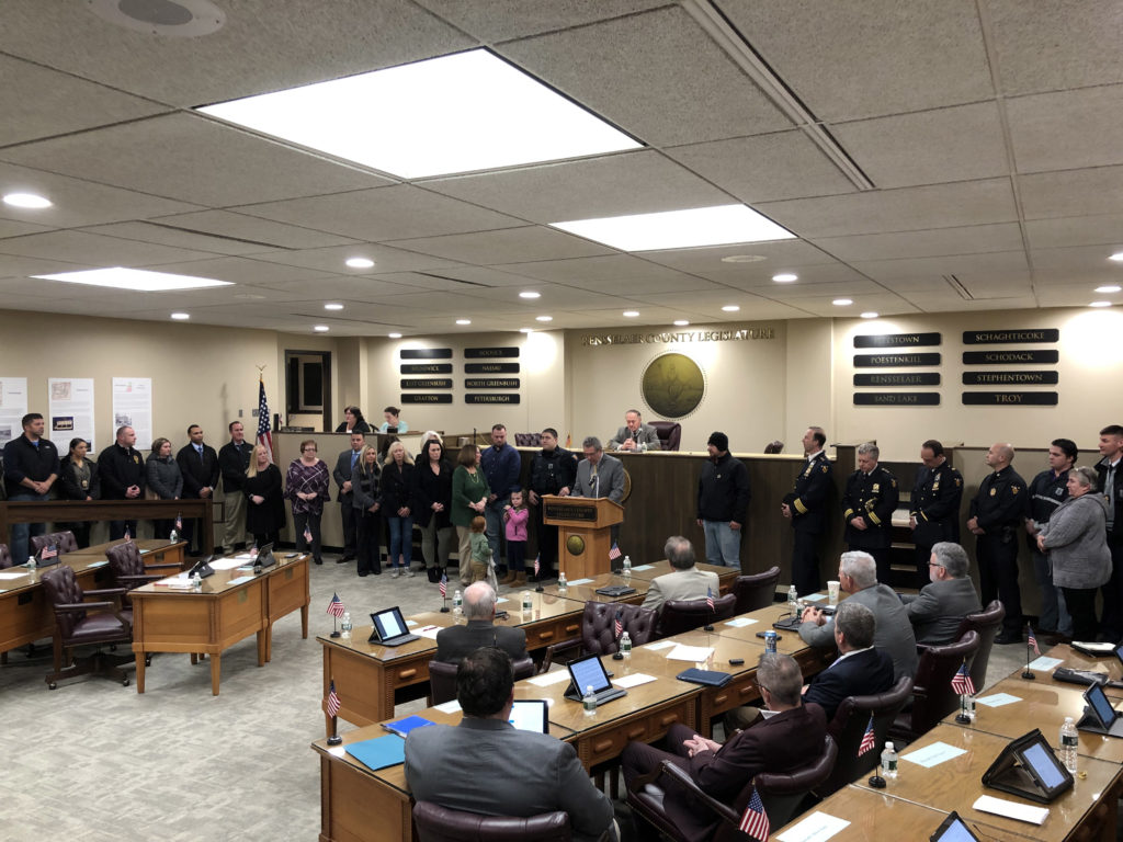 Honoring the Life Sergeant Michael Parrow – Rensselaer County Legislature